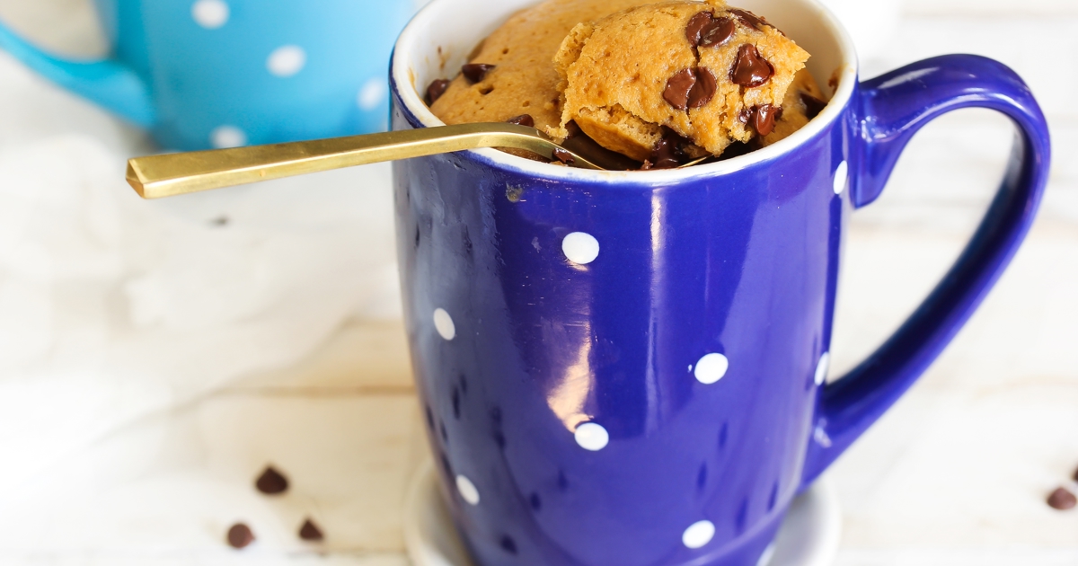 Recette de mug cookie en 5 minutes au micro-ondes - Okay